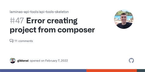 Error Creating Project From Composer · Issue 47 · Laminas Api Tools