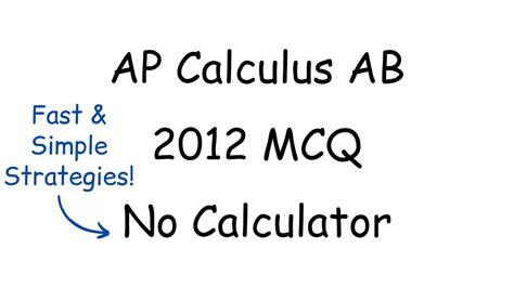 1998 Calculus Ab Multiple Choice Answers Ap Calculus Ab 1998