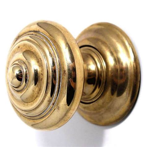Regency Royal Door Knobs Renovated Brass Broughtons Lighting And Ironmongery