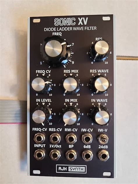 Ajh Synth Sonic Xv Diode Ladder Filter Reverb