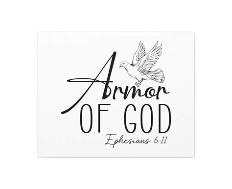 Scripture Walls Ephesians Armor Of God Bird Bible Verse Canvas