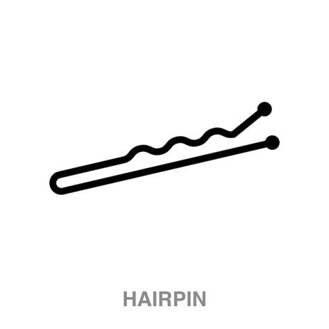 Premium Vector Hair Pin Illustration On Transparent Background