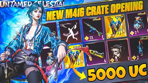 New M416 Crate Opening 5000 UC Luckiest Crate Opening Ever New