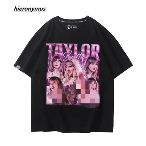 Футболка Taylor Swift, размер 48, цвет черный лакированный никел ...
