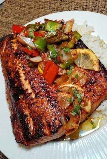 Jerk Lemon Pepper Salmon