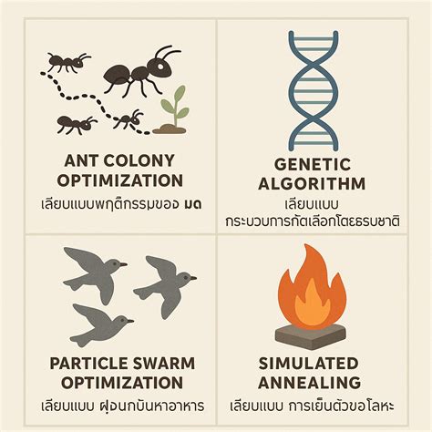 เซราะกราวdev Algorithm เลียนแบบพฤติกรรมธรรมชาติ หรือ Nature
