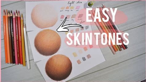 How To Draw With Cheap Color Pencils Realistic Skin How To Shade Skin