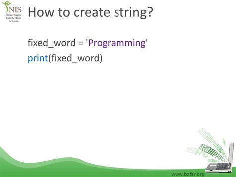 Strings Indexing Slices презентация онлайн
