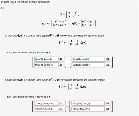 Solved 1 Point This Is The First Part Of A Four Part