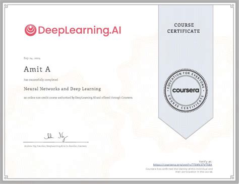 Deeplearning Neuralnetworks Ai Machinelearning Lifelonglearning Coursera Techskills Amit A