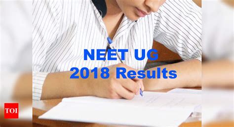 NEET Results Declared Check Your Result Cbseresults Nic In Times Of India