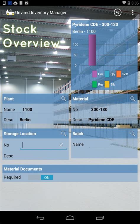Inventory Manager For SAP Mobile Warehouse Management Unvired