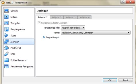 Setting Dns Server Linux Pada Virtualbox