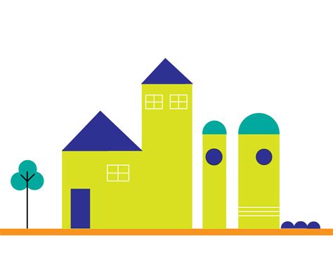 Illustrator Shape Tools House Behance