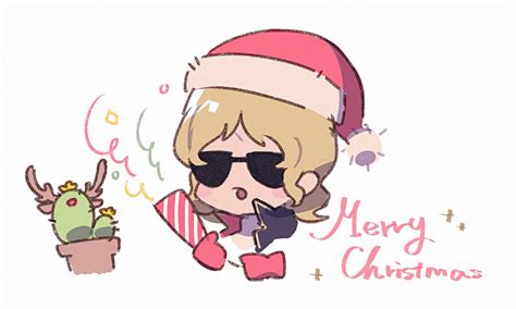 「メリークリスマス大尉」ぴんのイラスト