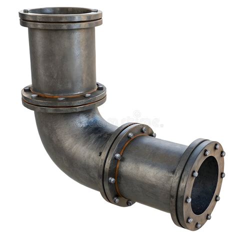 Construction Pipe Icon 3d Render Stock Illustration Illustration Of