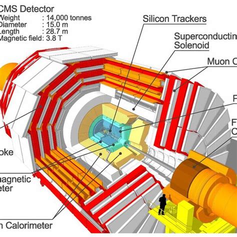 Illustration Of The Cms Detector And All Its Main Systems From