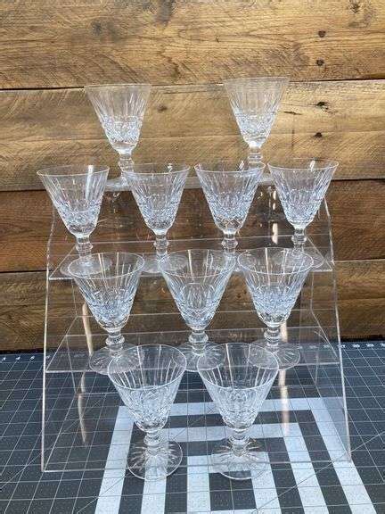 11x Of Waterford Wine Glasses Bid On Estates Auction Services