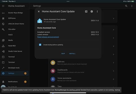 Home Assistant Just Update Now Experiencing Issues Installation Home Assistant Community
