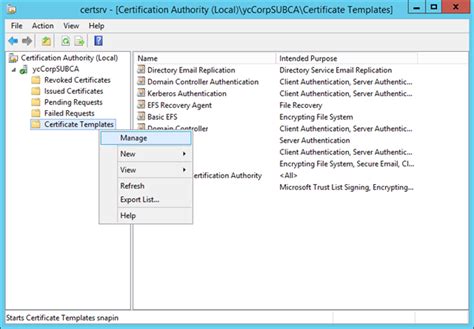 Enterprise Pki With Windows Server 2012 R2 Active With Regard To Awesome Active Directory