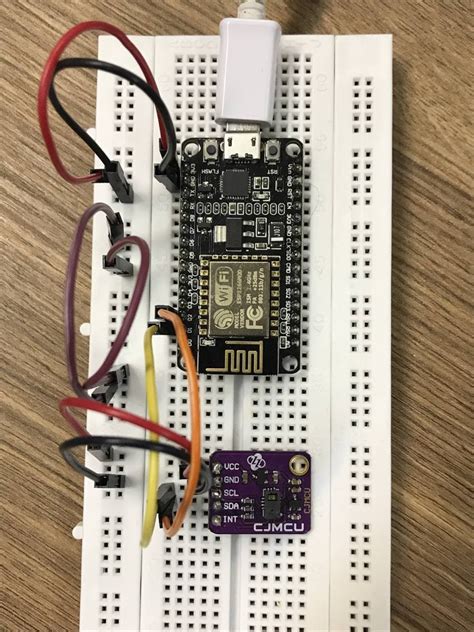 can t connect paj7620 gesture detector module to nodemcu arduino