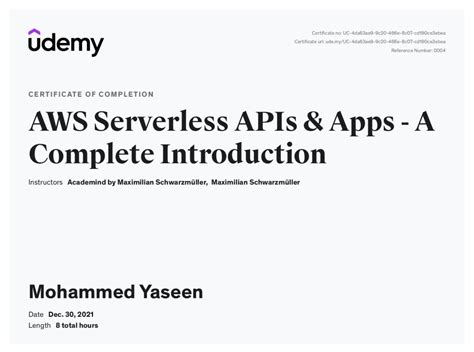 Mohammed Yaseen On Linkedin Serverless Cloudcertification