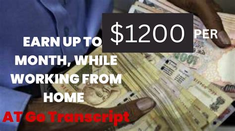 Earn Money At Gotranscript Oline Money Making Youtube