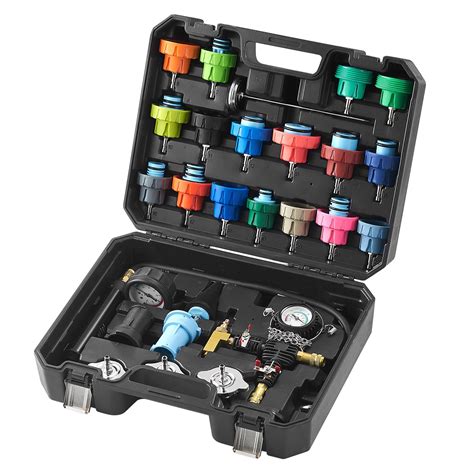 Snapklik VEVOR Pcs Universal Radiator Pressure Tester Kit Coolant Pressure Tester Kit