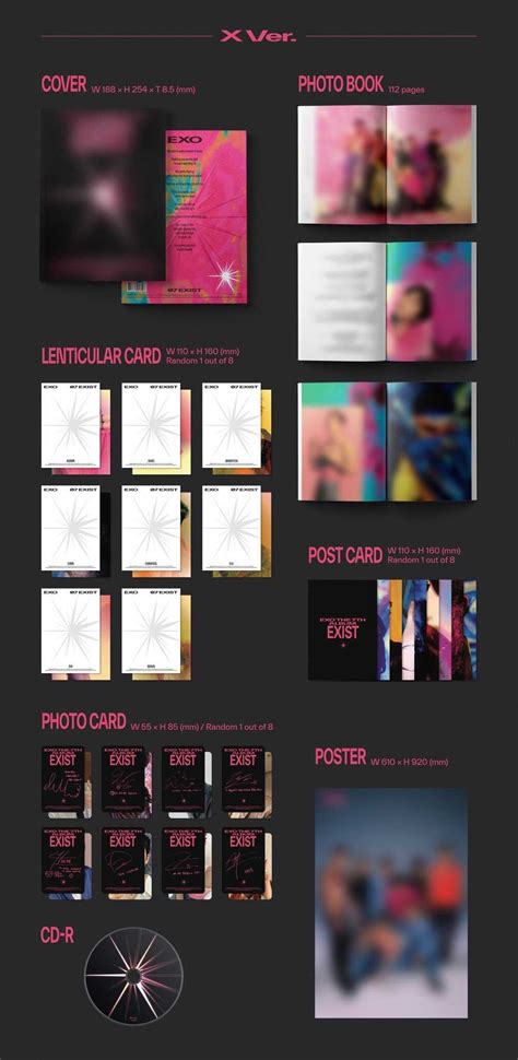 【exo The 7th Album Exist】 Album Details Photobook Ver Rexo