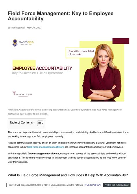 PPT Field Force Management Key To Employee Accountability PowerPoint Presentation ID 12208838