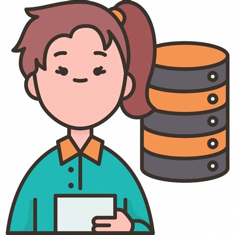 Database Server Administrator Engineer Technician Icon Download On Iconfinder