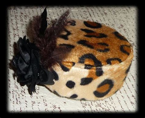 Leopard Pillbox Hat Pillbox Hat Pill Boxes Hats