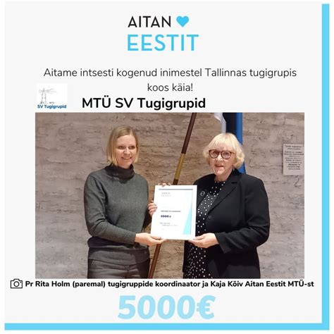 Toetus Aitan Eestilt Svtugigrupp