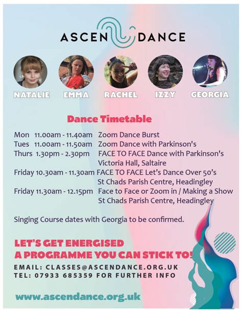 New Class Timetable 2022 Ascendance