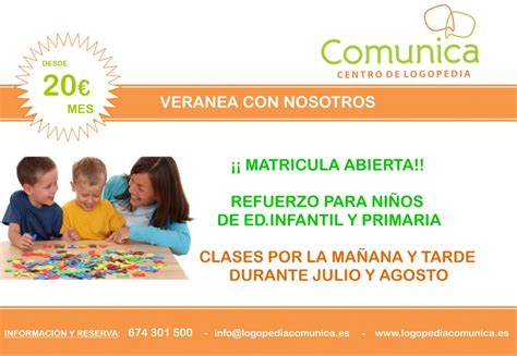 Clases De Refuerzo Comunica Centro De Logopedia