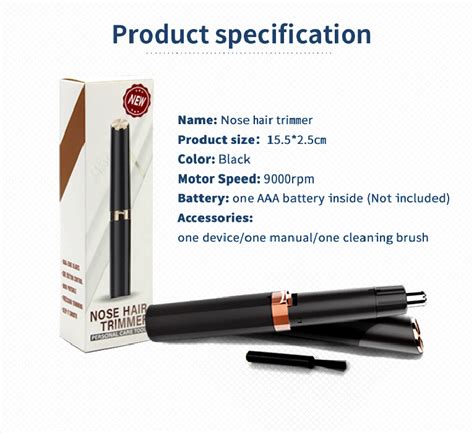 Wholesale Custom Professional Battery Operate Nose Trimmer Manufacturer