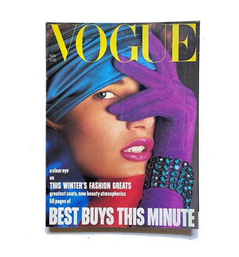 Vogue Covers 1980s British Vogue Magazine 1 October 1980 Catherine