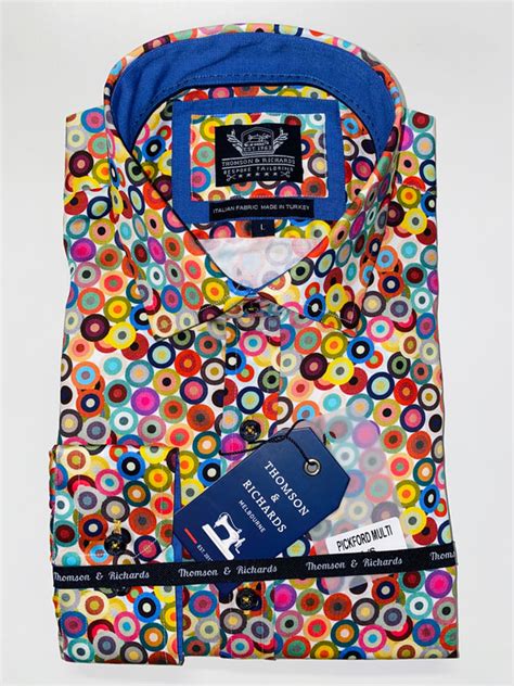 Thomson Richards Shirts Broken Twill