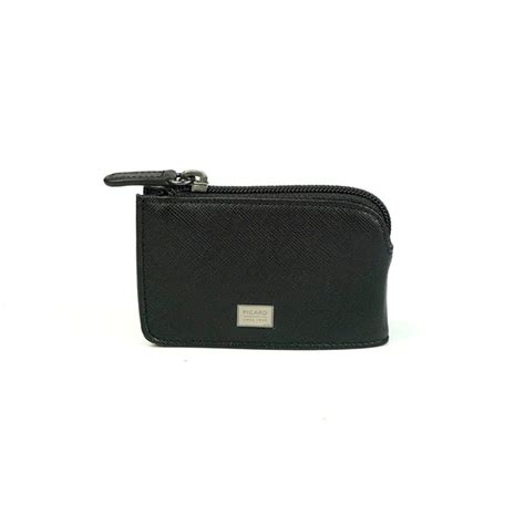 Mens Leather Coin Pouch Tagged Card Holder Picard Singapore