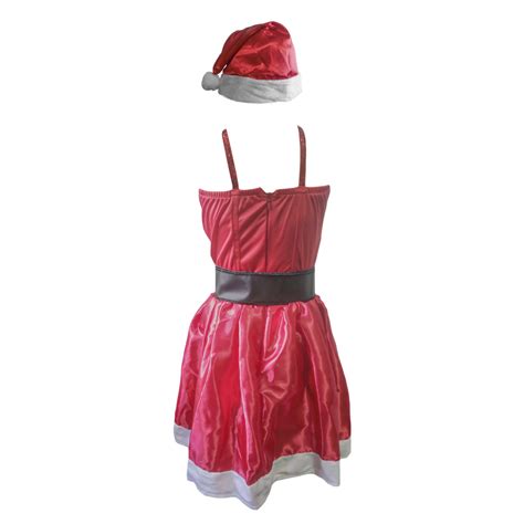 Fantasia Infantil Mamãe Noel Vestido Com Acessórios Apollo Festas