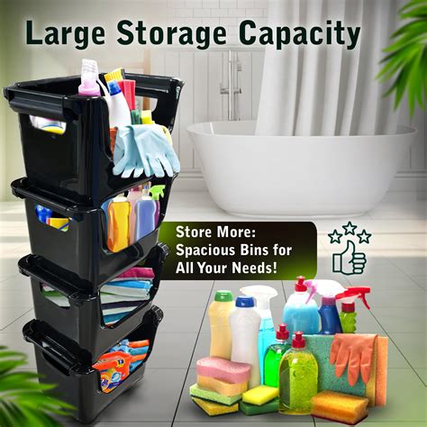 Skywin Tidyfriend Stackable Storage Bins For Pantry 4