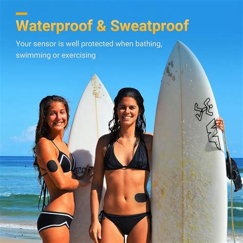 Amolyfe Dexcom G6 Adhesive Patches Waterproof 20pcs Overlay Patches Reusable Cap Latex