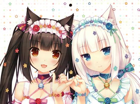 Chocola Nekopara Nekopara 1080p Anime Vanilla Nekopara Hd Wallpaper