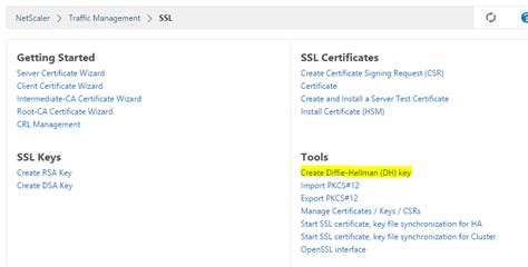 how do i configure perfect forward secrecy pfs on netscaler