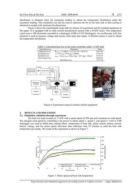 Experimental And Simulation Approach Of Cooling System In 3 Phase