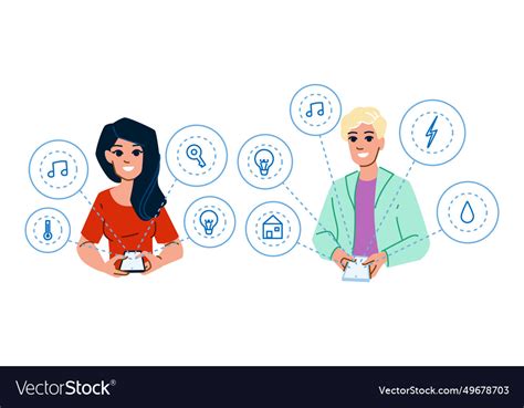 Cyborg Robotics Home Automation Royalty Free Vector Image