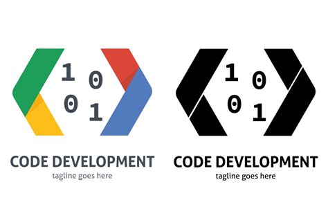 Download Code Development Logo Template Шаблон логотипа на тему графика