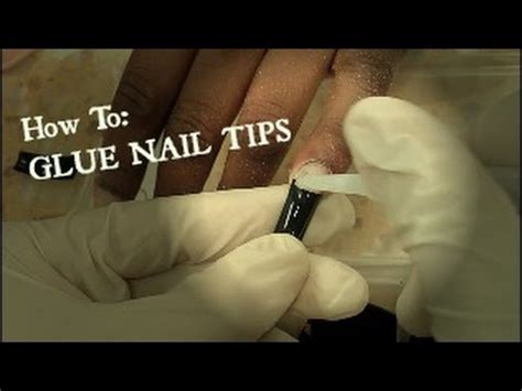 HOW TO GLUE NAIL TIPS FAST AND SIMPLE Acrylic Nails For Beginners