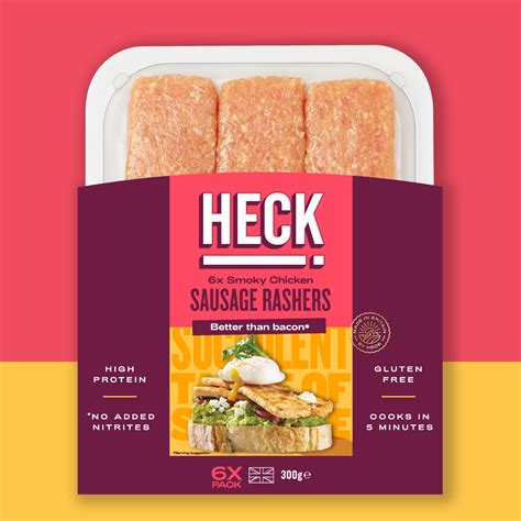 Heck Smoky Chicken Sausage Rashers Better Than Bacon From The Uks