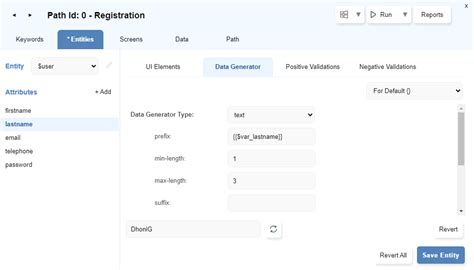 Variable Templates Sahi Pro